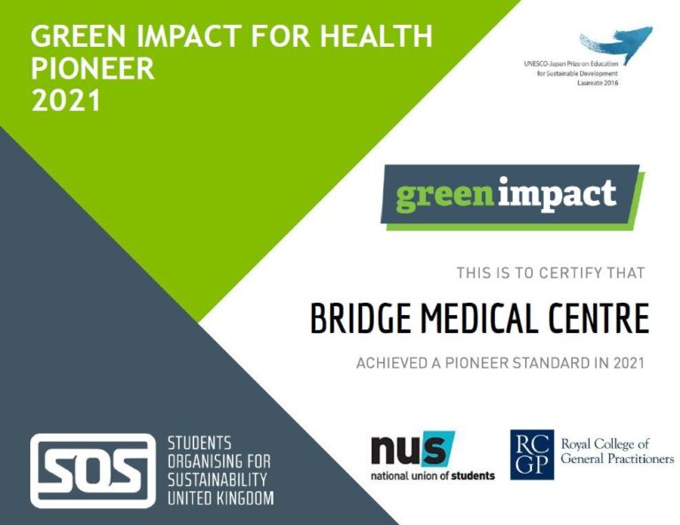 Greener Practice - Bridge Medical Centre
